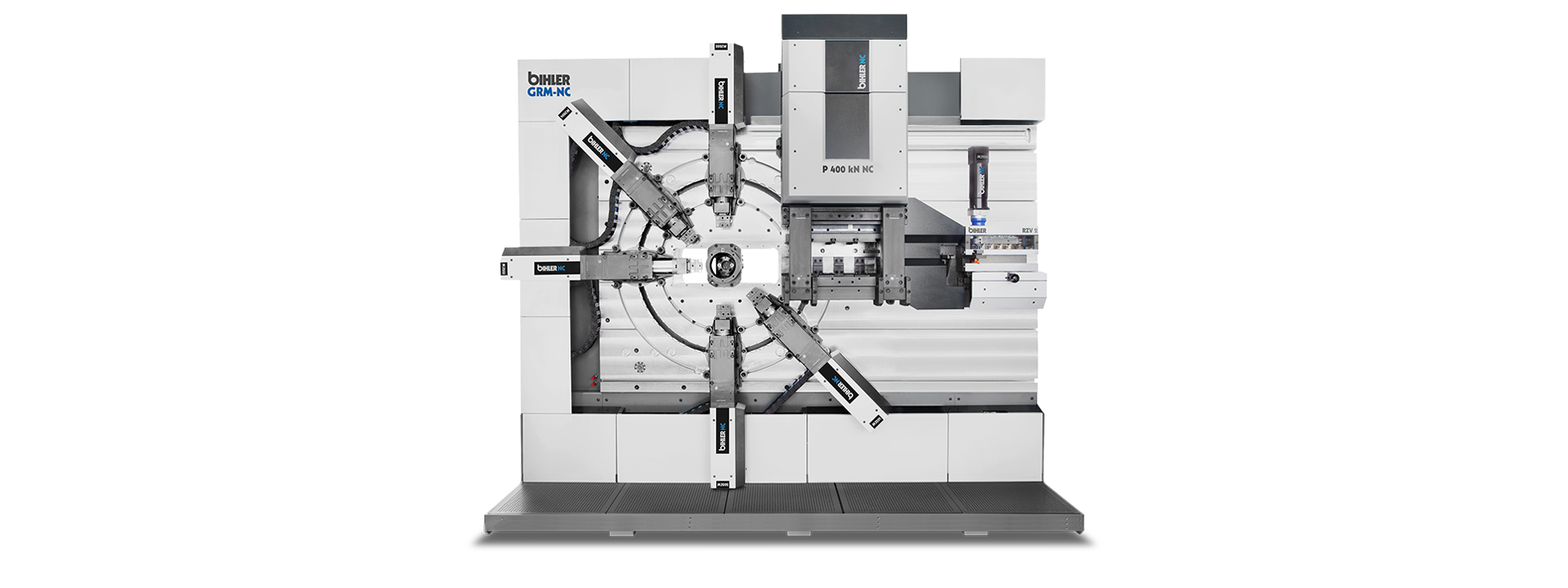 Servo stamping and forming machine GRM-NC (Multi-slide machine) - Bihler